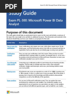 PL-300 Study Guide PDF | PDF | Data | Data Analysis