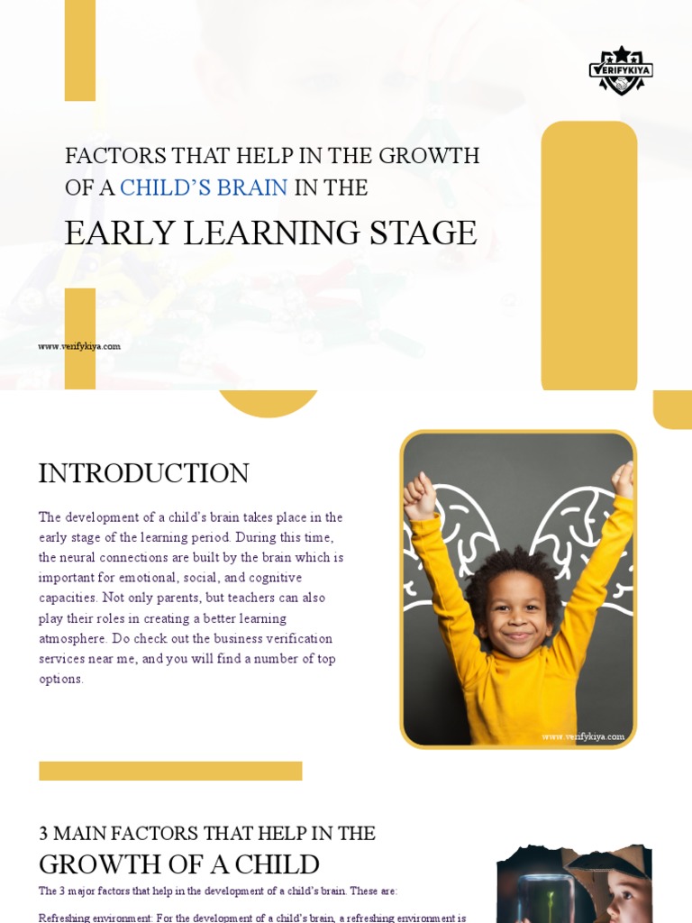 Factors That Help in The Growth of A Child's Brain in The Early ...