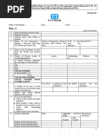 Earned Leave Proforma Application | PDF