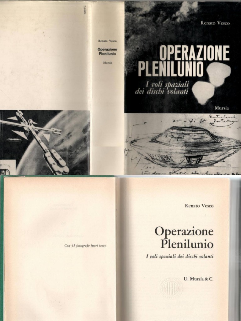 Renato Vesco - Operazione Plenilunio - I Voli Spaziali Dei Dischi ...