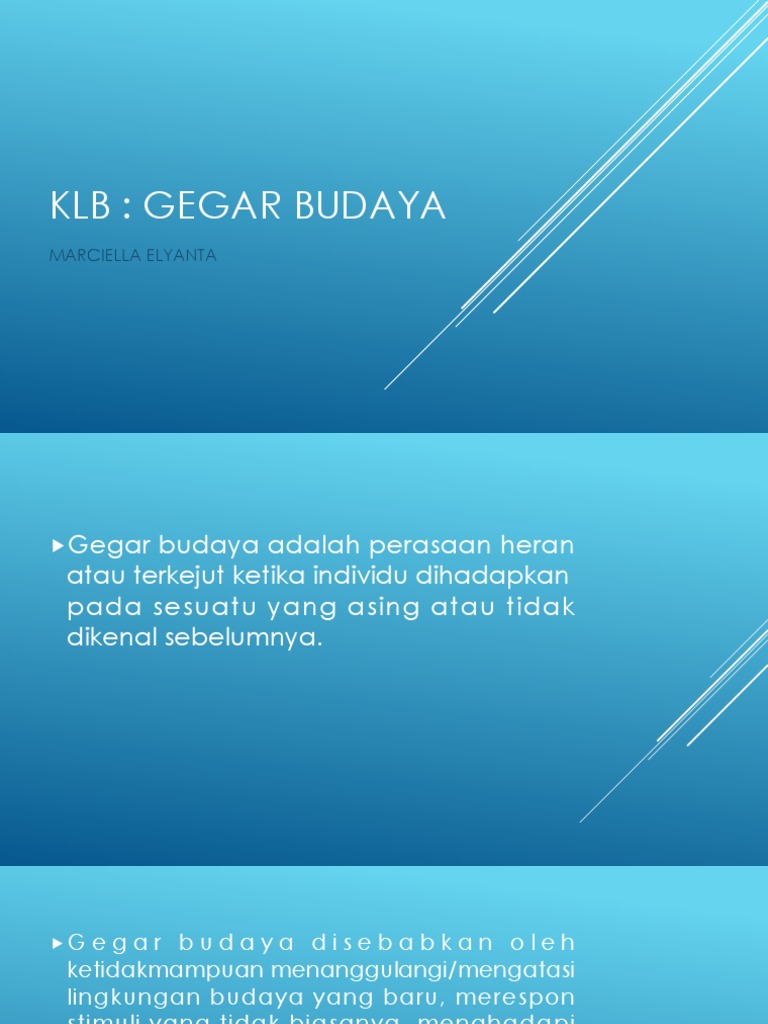 Gegar Budaya | PDF