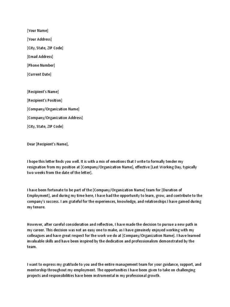 Sample Resignation Letter | PDF | Learning | Cognitive Science
