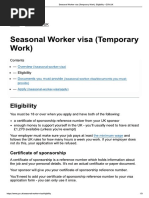 UK - VFS Checklist | PDF | Document | Government And Personhood
