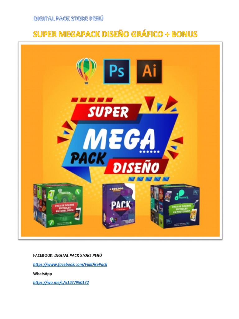 Super Megapack Diseño Gráfico. | PDF