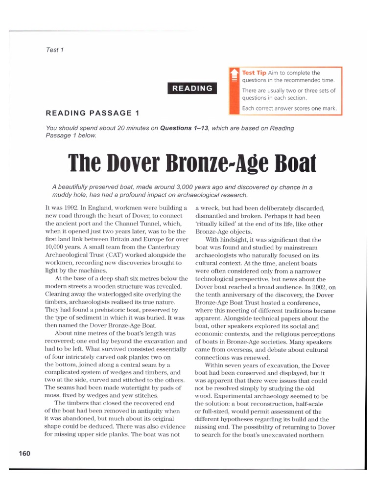 The Dover-Bronze Age Boat | PDF