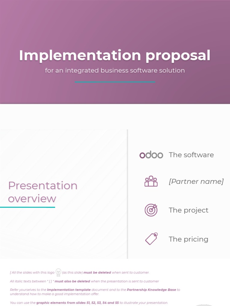 Odoo Implementation Proposal Template | PDF | Platform As A Service ...