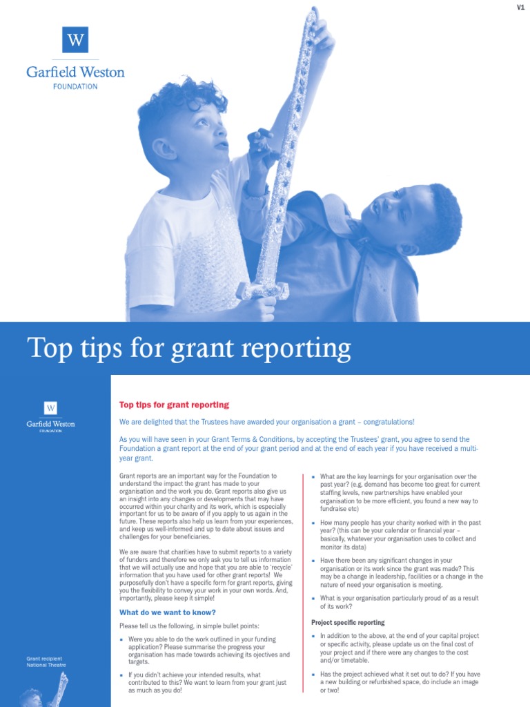 Essential Grant Reporting Tips | PDF | Finance & Money Management