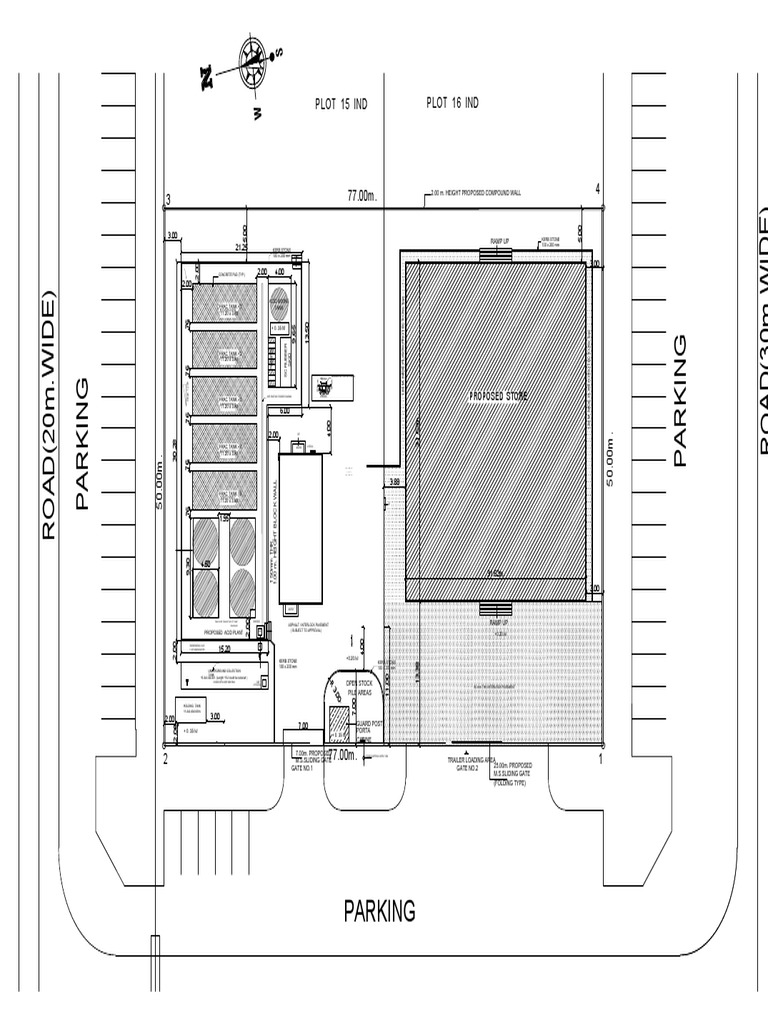 GA Layout for Proposed Acid Plant | PDF