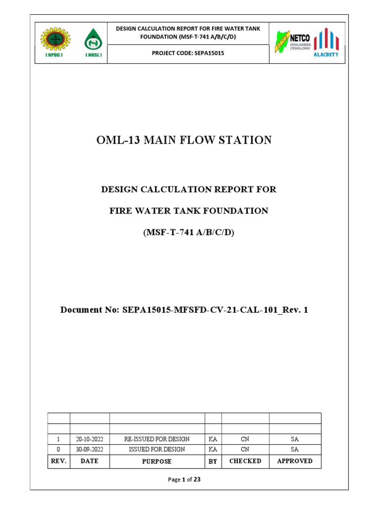 Sepa15015 MFSFD CV 21 Cal 101 - 1 | PDF | Shear Stress | Concrete