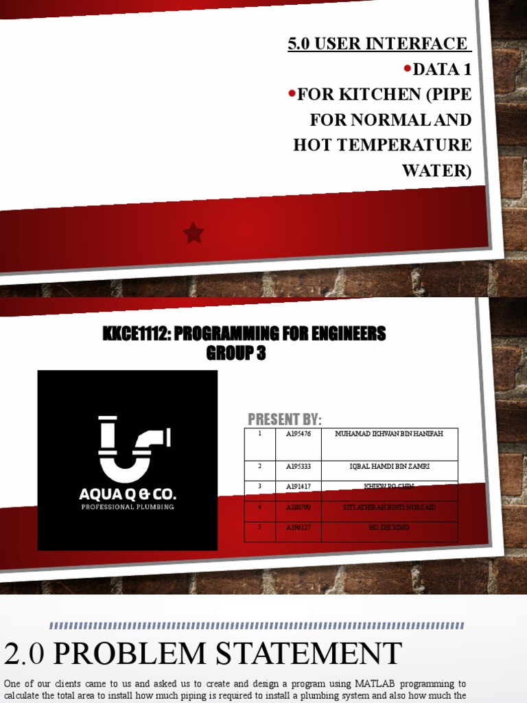MatLab Project Presentation - Coding & Manual Calc. | PDF