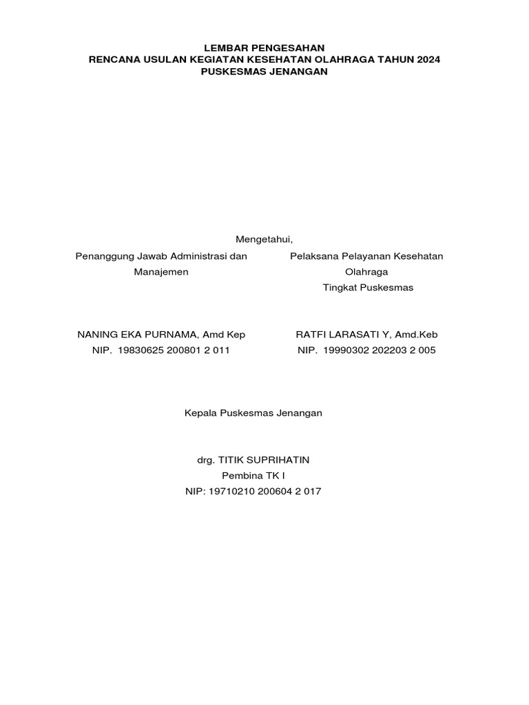 LEMBAR PENGESAHAN 2024 | PDF