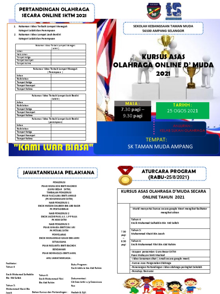 Buku Program Kursus Olahraga 2021 Latest | PDF