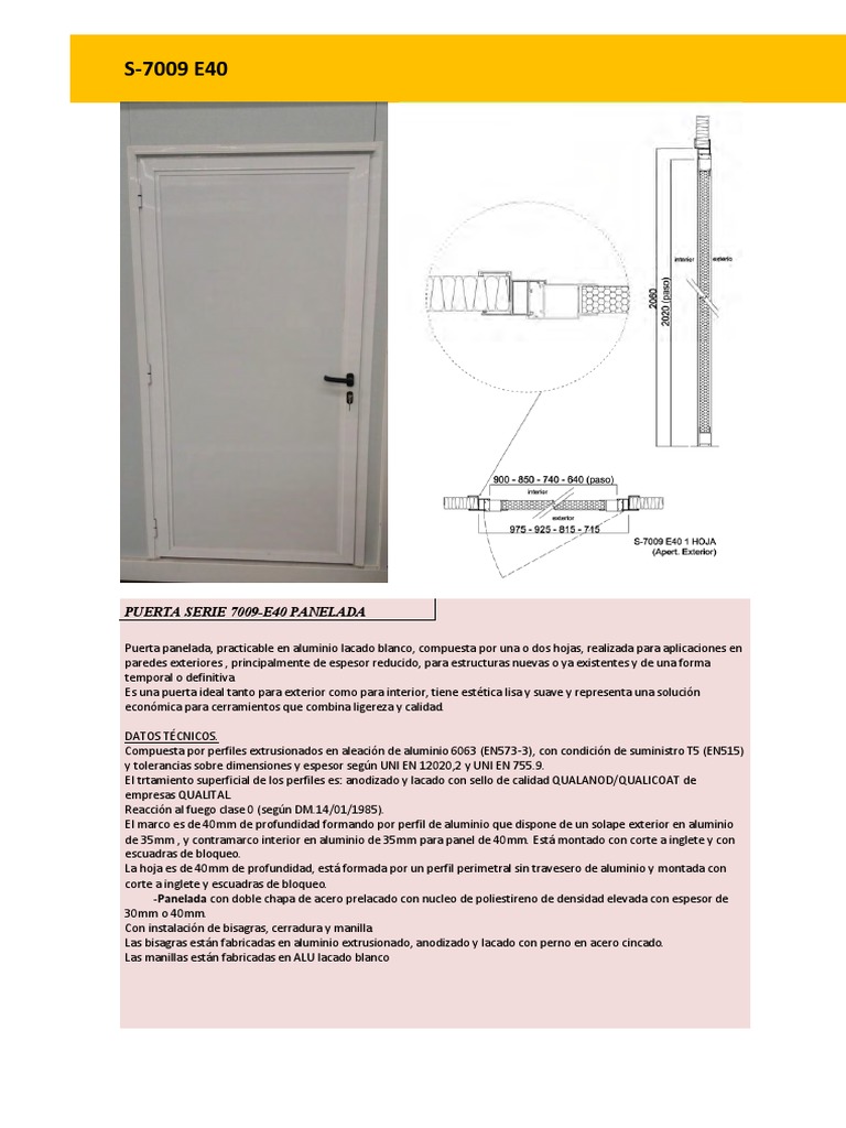 Ficha 7009 E40 | PDF