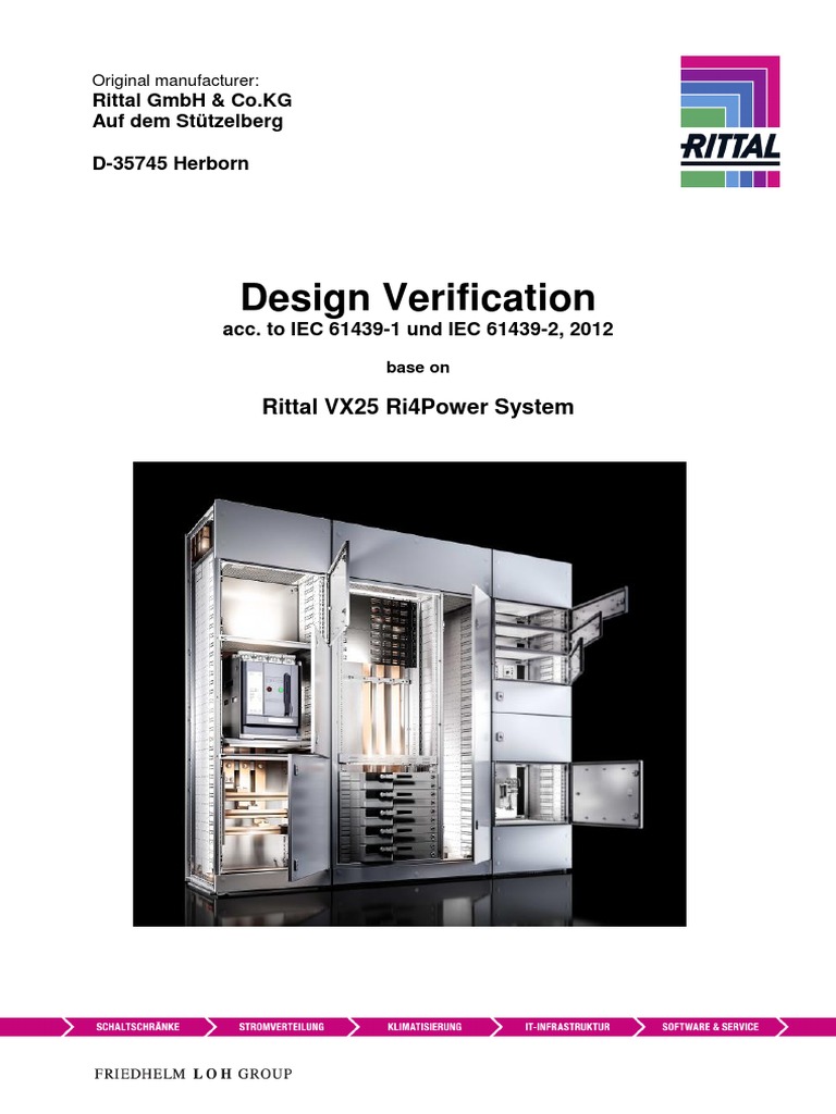 VX25 System In 2700A - 100kA | PDF