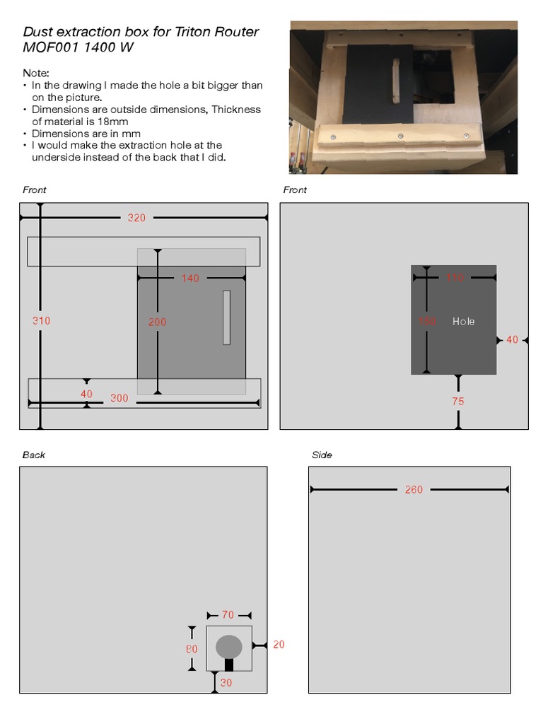 Dust Extraction Box - 1 | PDF