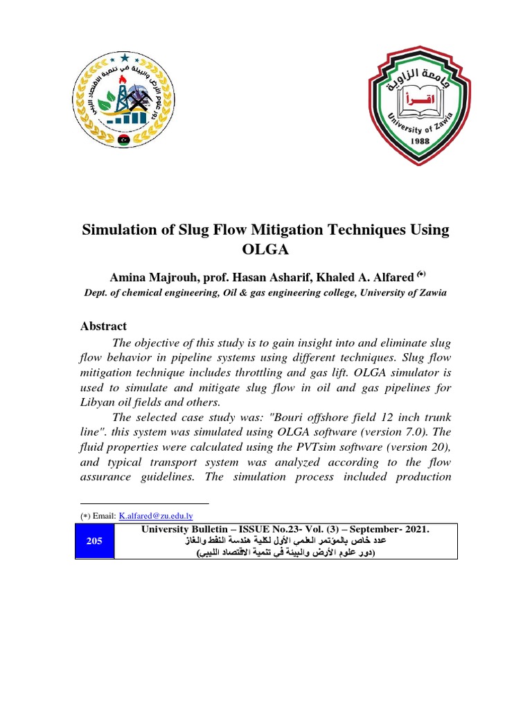 14 - Simulation of Slug Flow Mitigation | PDF | Fluid Dynamics | Mechanical Engineering