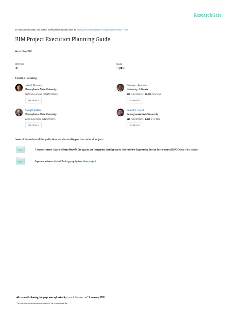 BIMProjectExecutionPlanningGuideandTemplates V2.1 | PDF