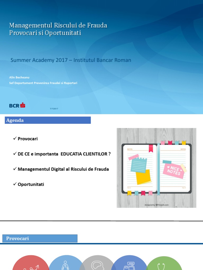 Managementul Riscului de Frauda Provocari Si Riscului de Frauda ...