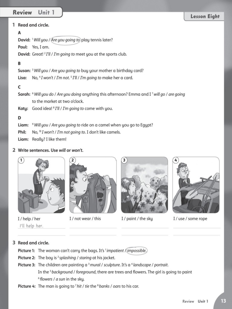 Review Unit 1-6 | PDF