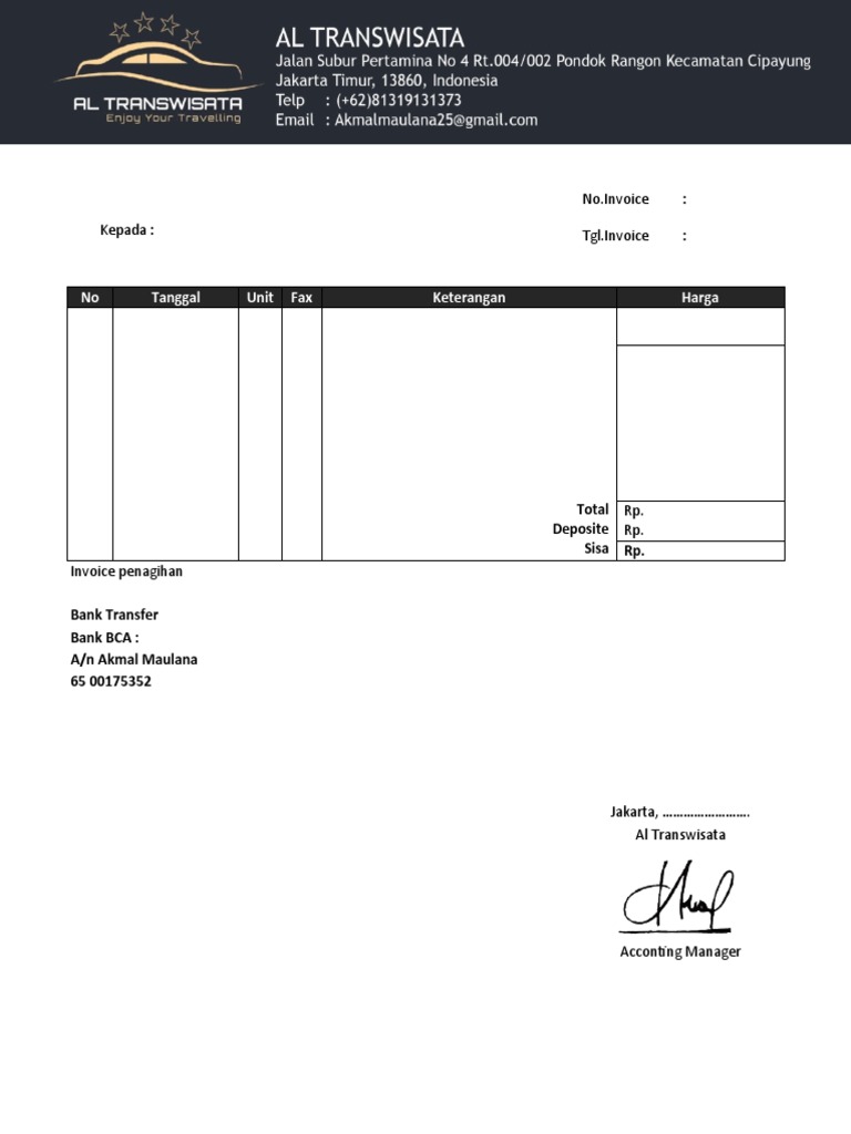 Mentahan Invoice | PDF