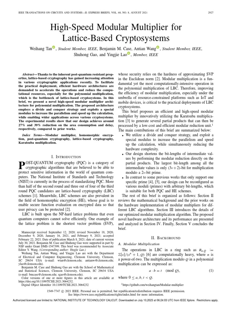 High-Speed_Modular_Multiplier_for_Lattice-Based_Cryptosystems | PDF