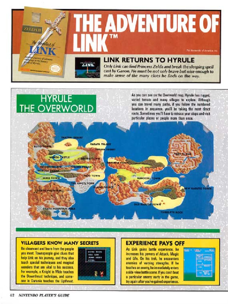 Aol Detonado L Adventure of Link Guide | PDF