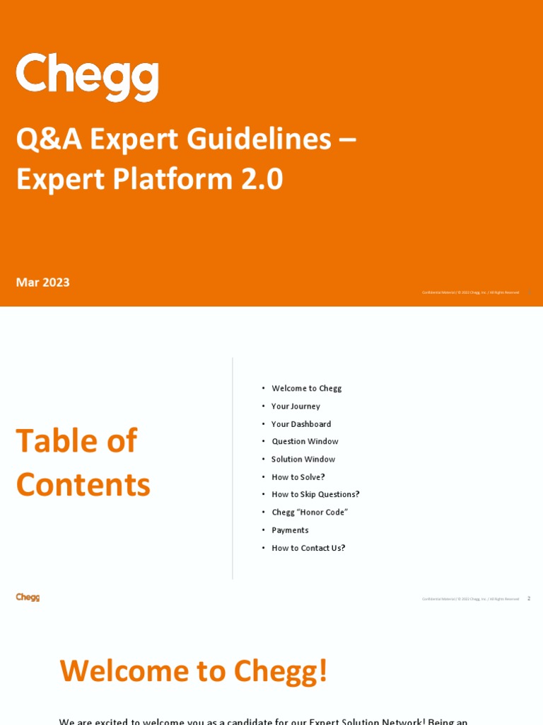 Chegg QA Guideline - v22 - 05 31 2023 1 | PDF | Career & Growth