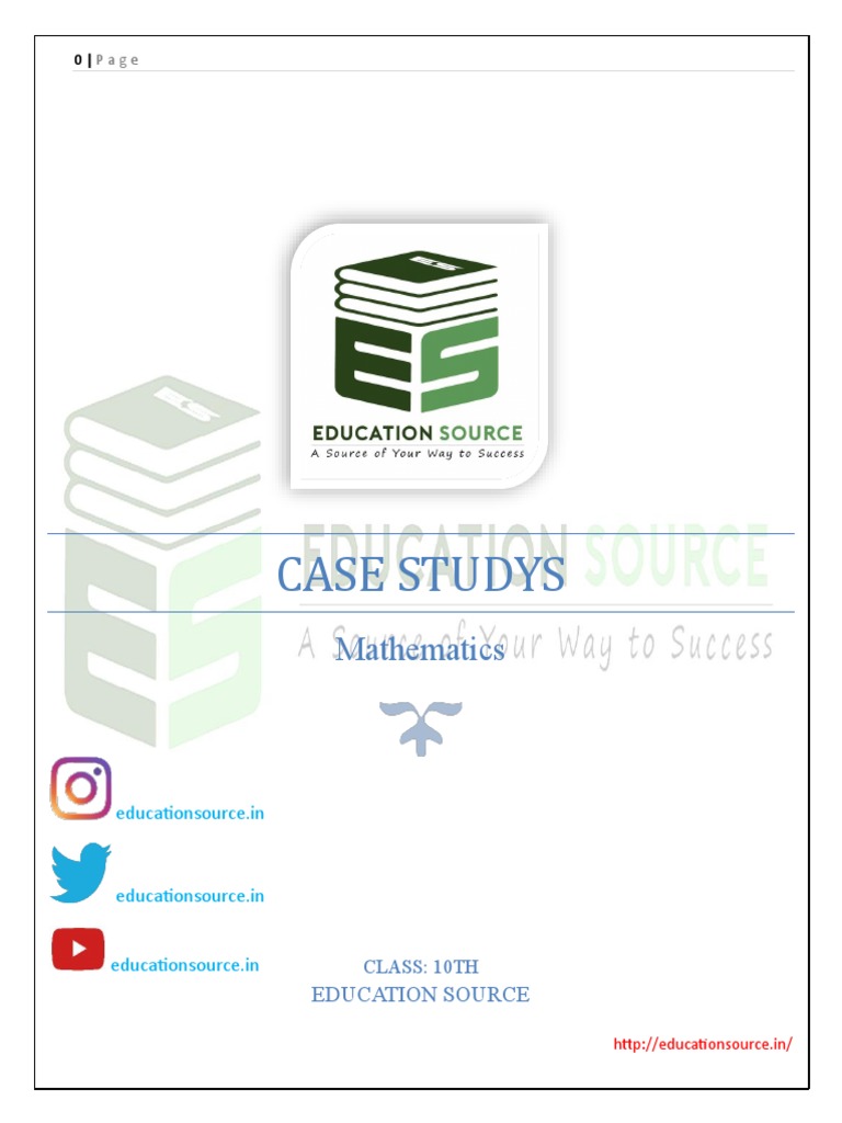 10th Class Maths Case Studys | PDF