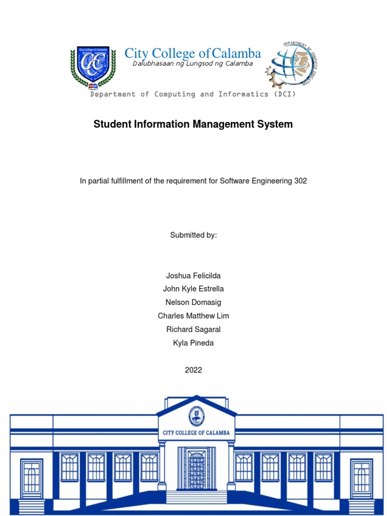 GROUP1 - 3 IT2 - Student Information Management System | PDF | Career & Growth | Computers