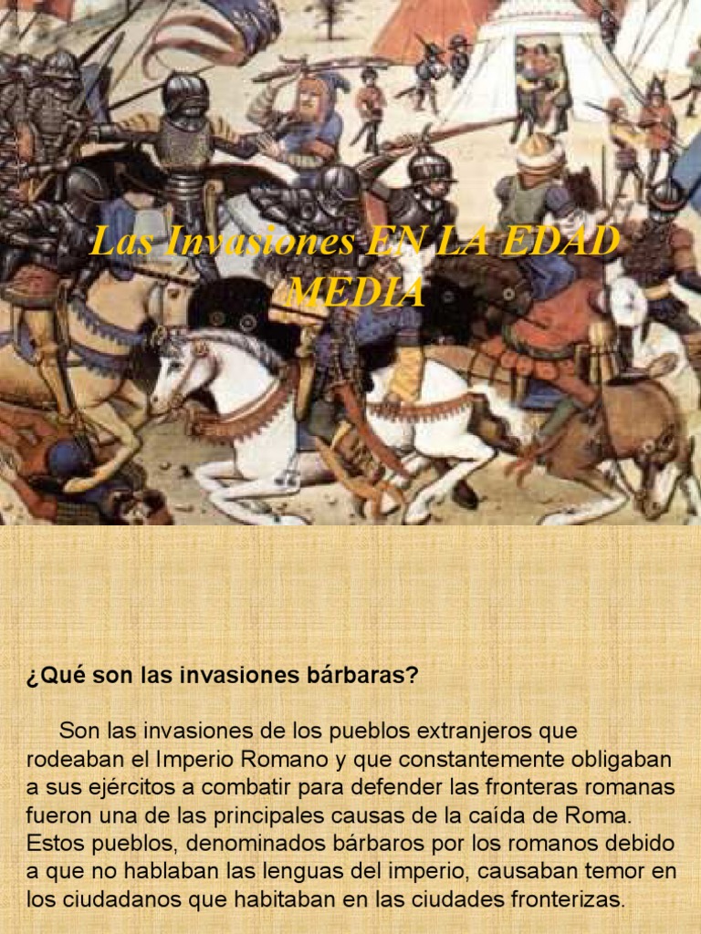 Exposición Las Invasiones Bárbaras 1 | PDF | Edades medias | Feudalismo