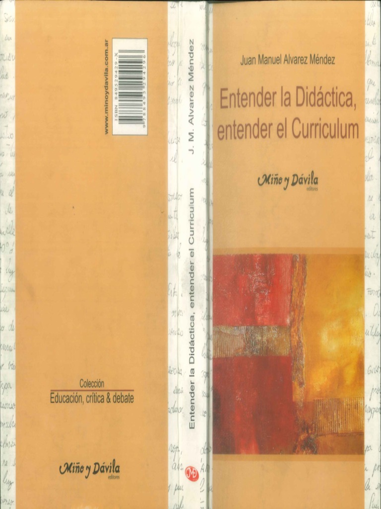 Entender La Didactica, Entender El Curriculum | PDF