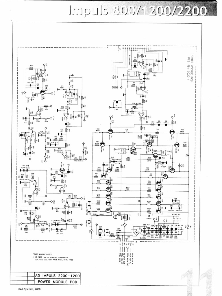 AD-Impuls 1200-2200 Amp Schema | PDF