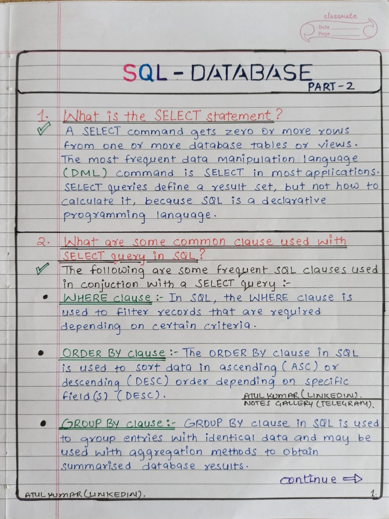 ?SQL Database ?part - 2? | PDF