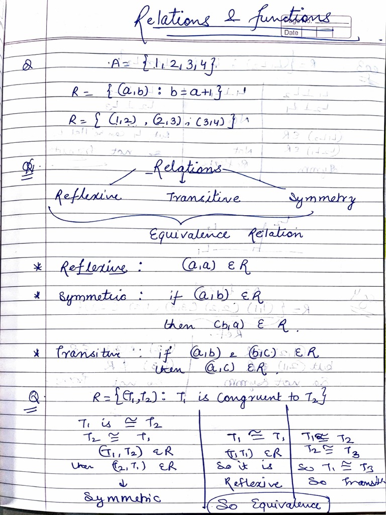 Relations and Functions | PDF