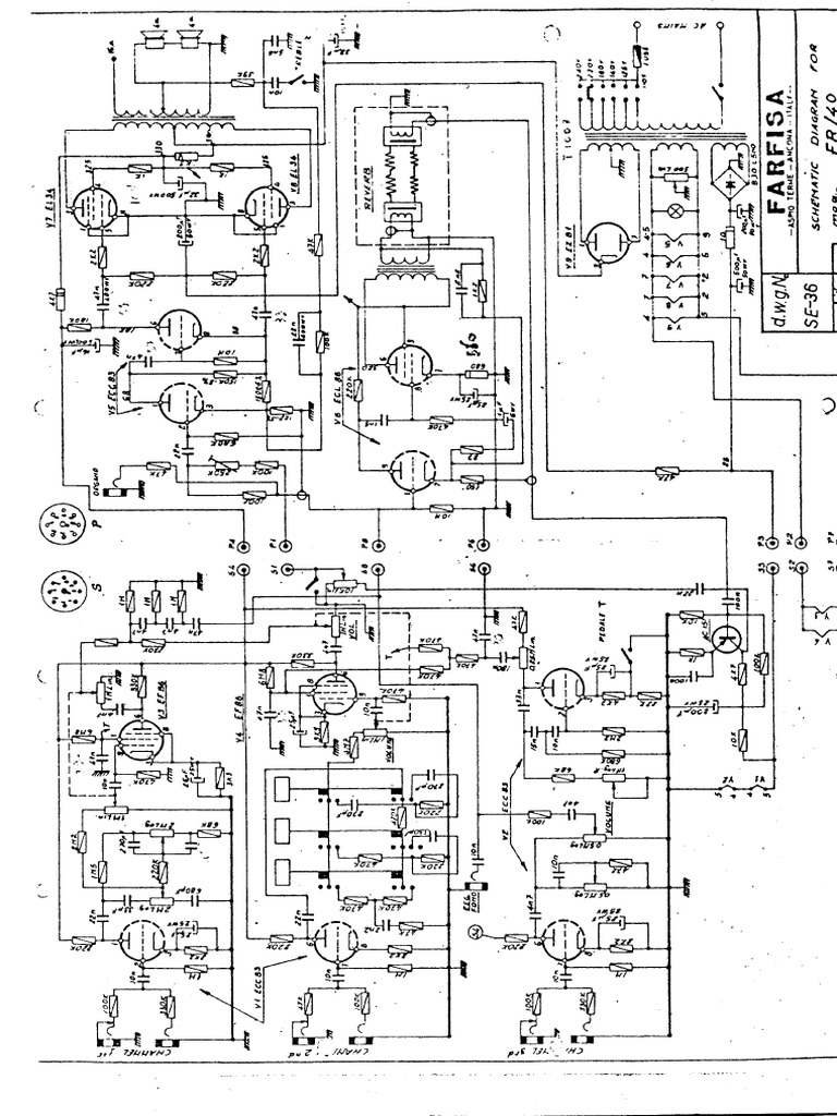 Farfisa fr40 SCH | PDF