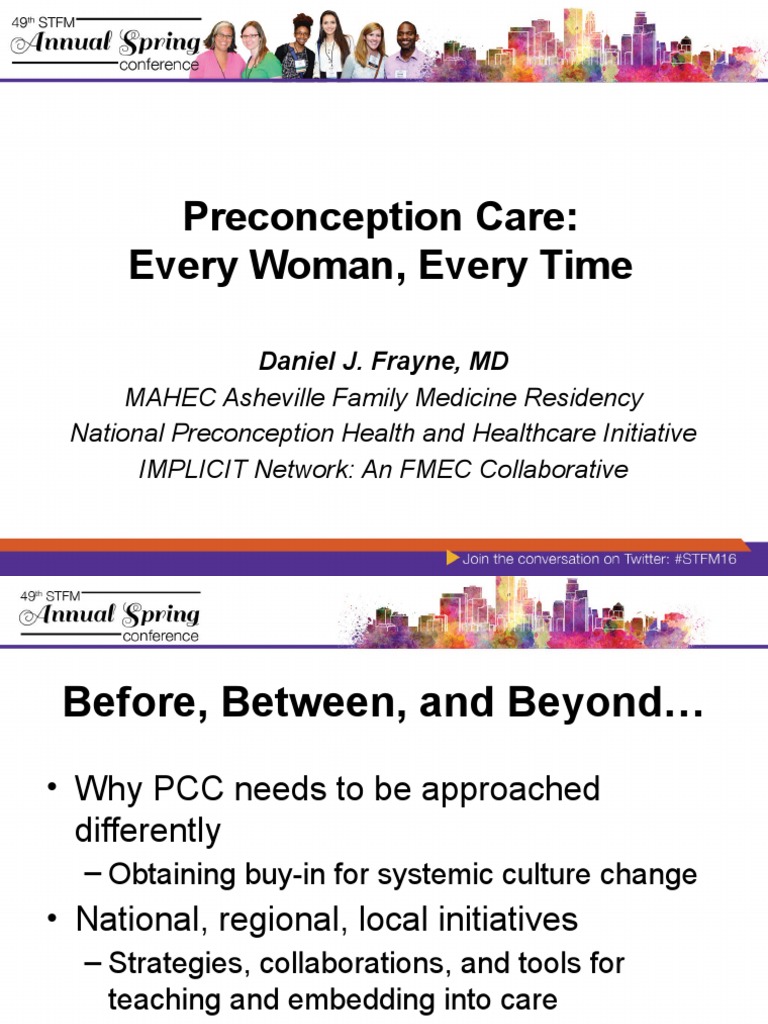 Preconception Counseling Panel FRAYNE Final | PDF | Pregnancy ...