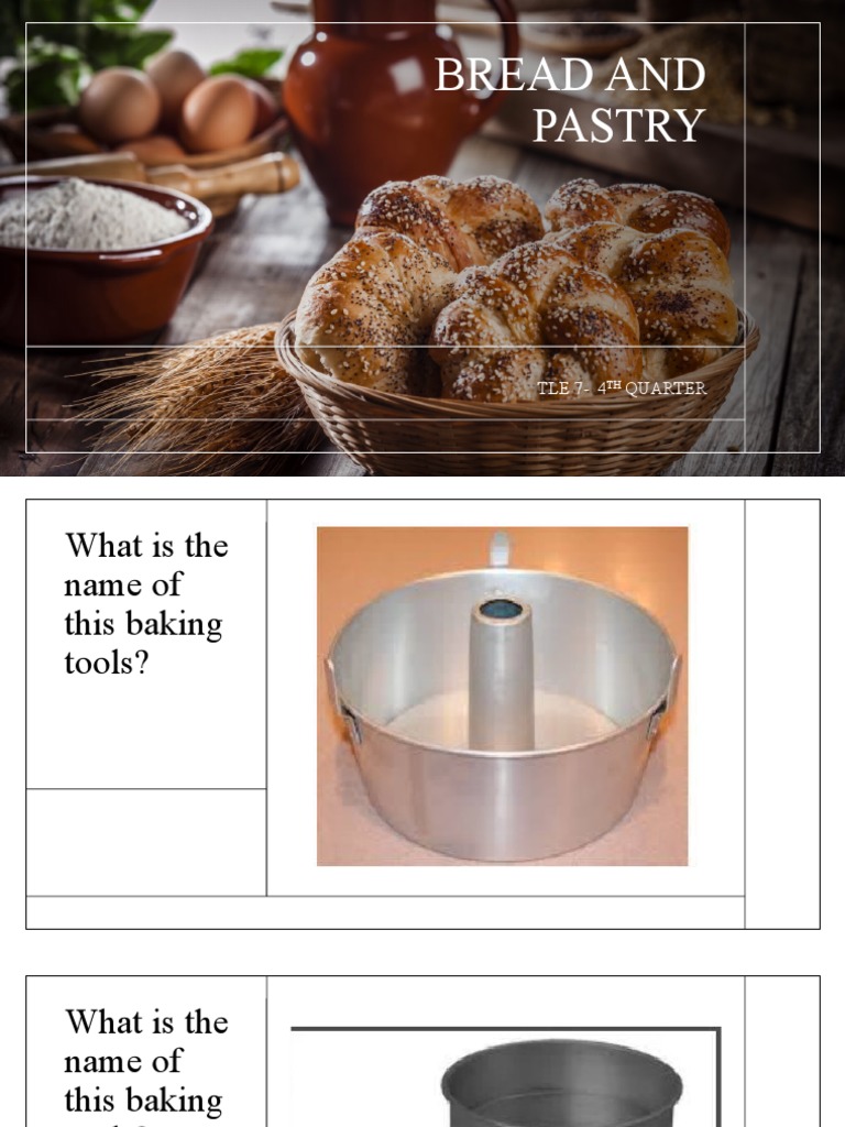BREAD AND PASTRY Quiz | PDF