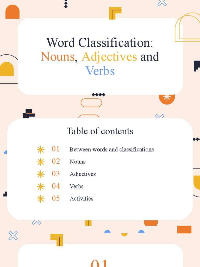 Words Classification (English Club) | PDF