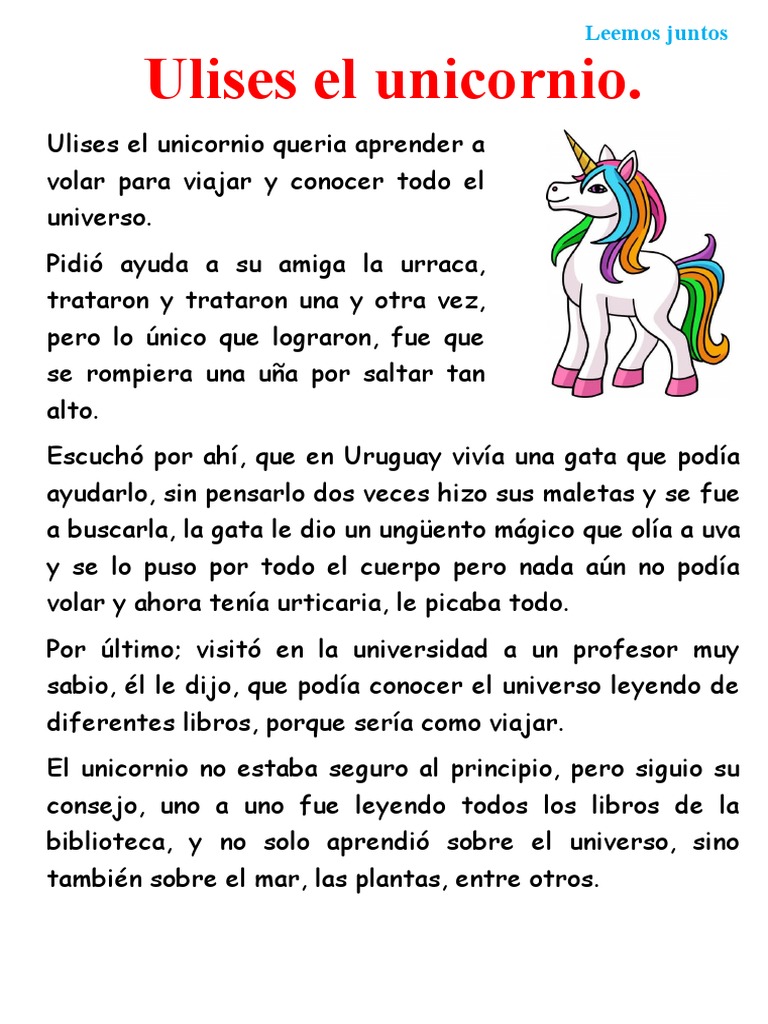 ULises El Unicornio | PDF | Unicornio