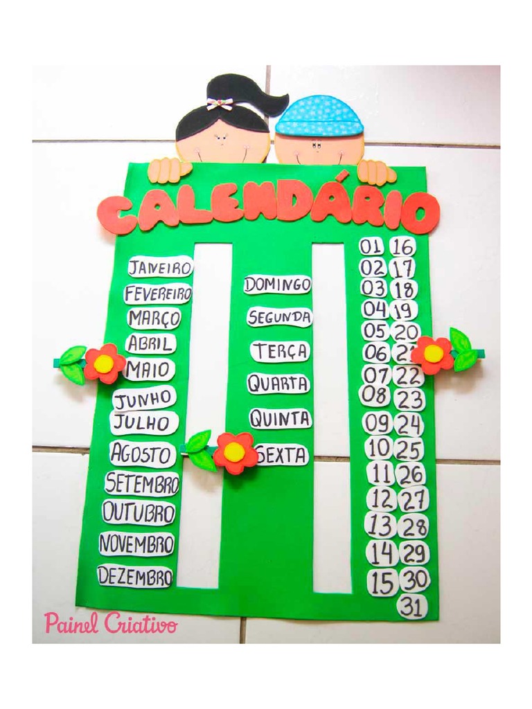 Painel Calendário EVA com Molde-1 | PDF