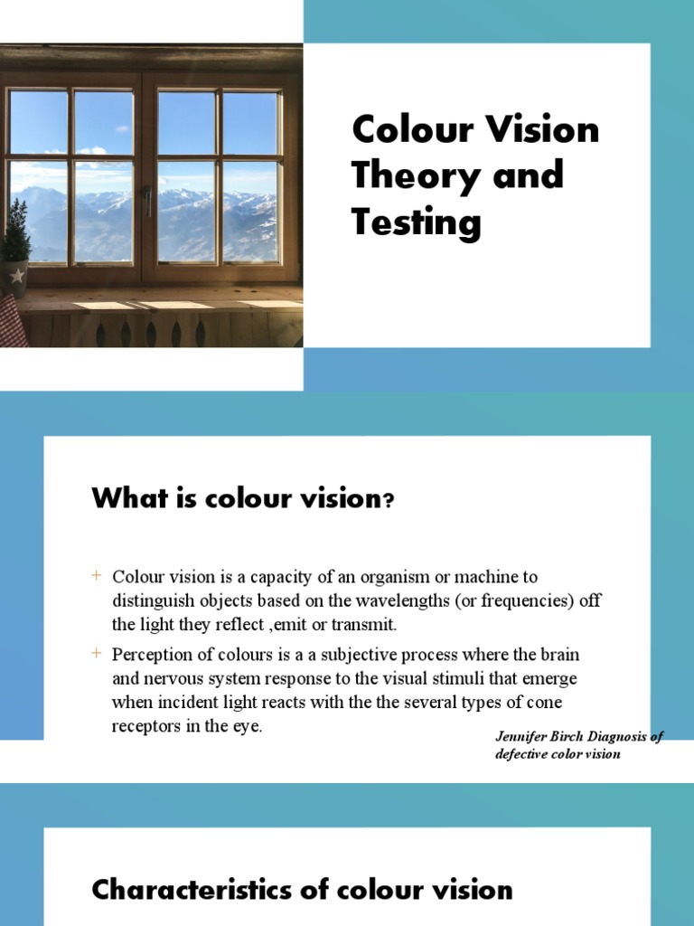 Colour Vision | Download Free PDF | Color | Visual Perception