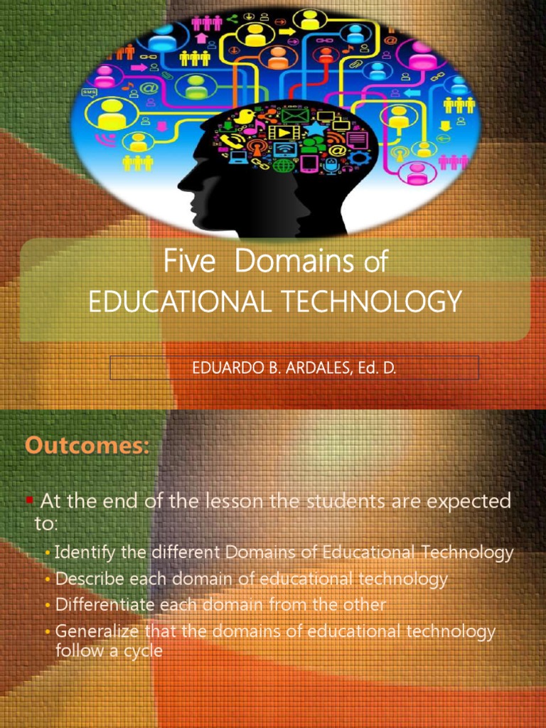 Five Domains of Educational Tech | PDF | Learning | Instructional Design