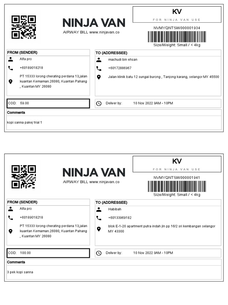 AlfaPro Ninjavan 611 | PDF | Malaysia