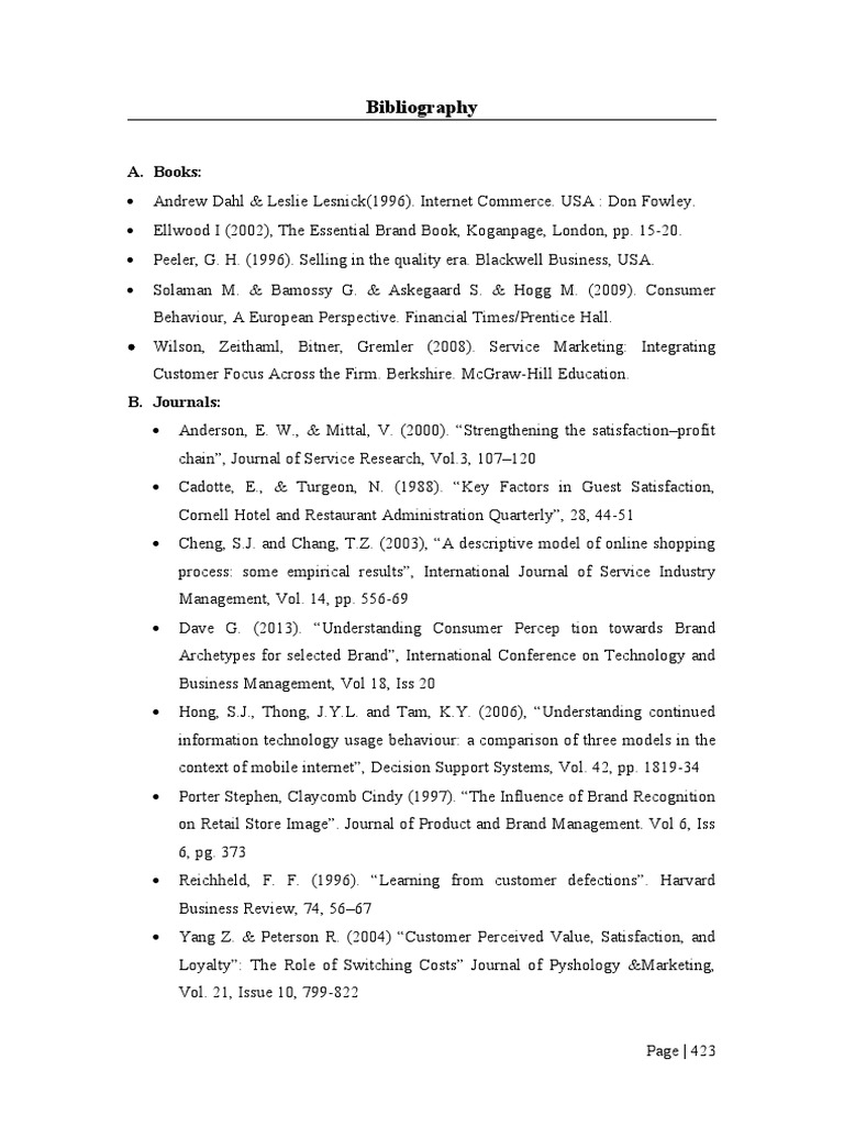 Bibliography | PDF | Brand | Marketing