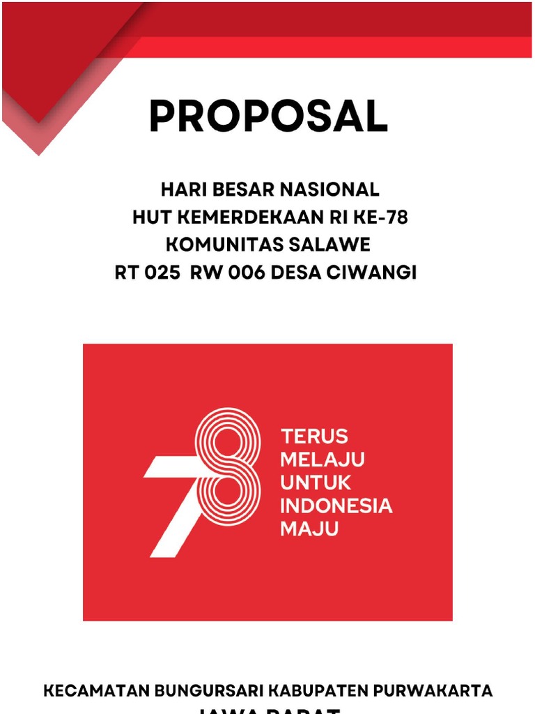 Proposal PHBN Komunitas Salawe Terbaru | PDF