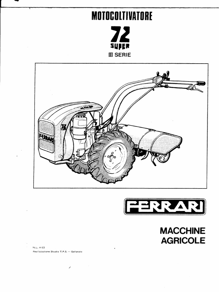 Modello Ferrari 72 Super_III serie 70 | PDF
