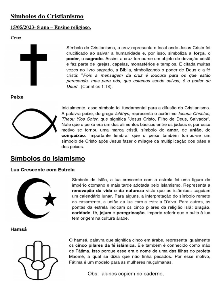 Simbolos Religiosos Islamicos E Seus Significados