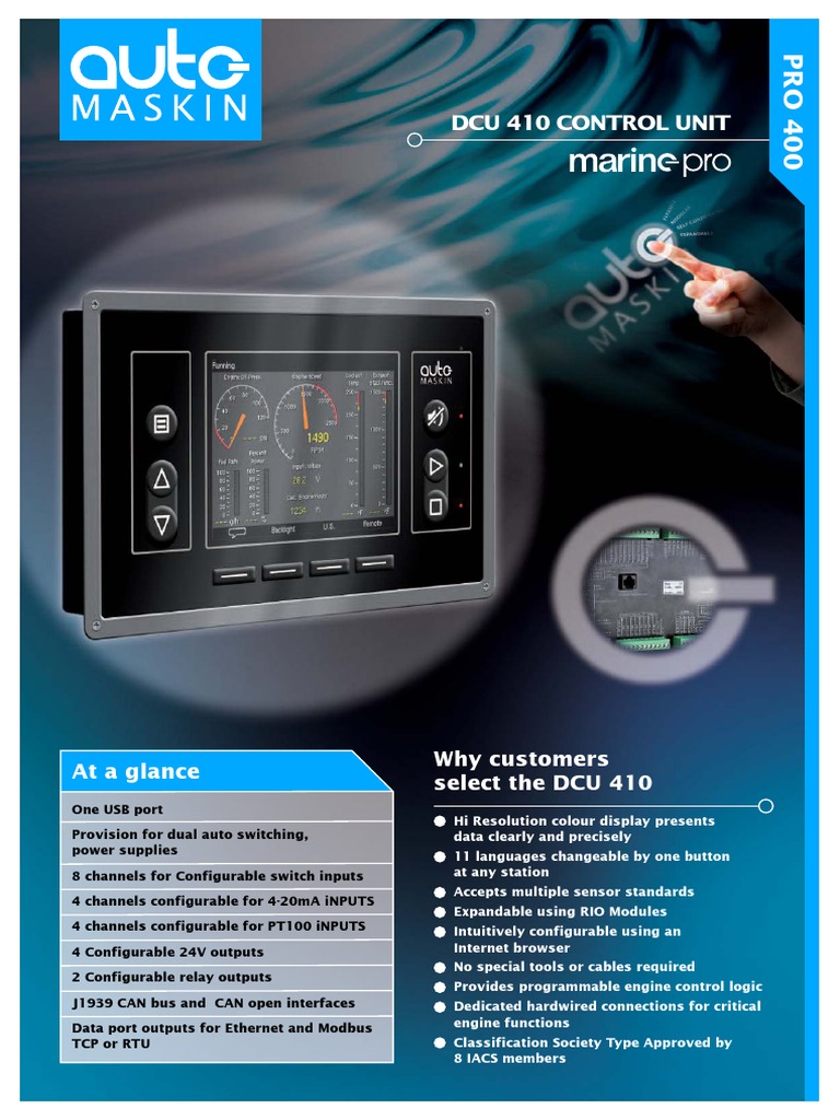DCU 410 Product Sheet | PDF | Input/Output | World Wide Web