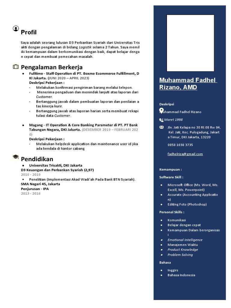 CV Fadhel Final 1 | PDF