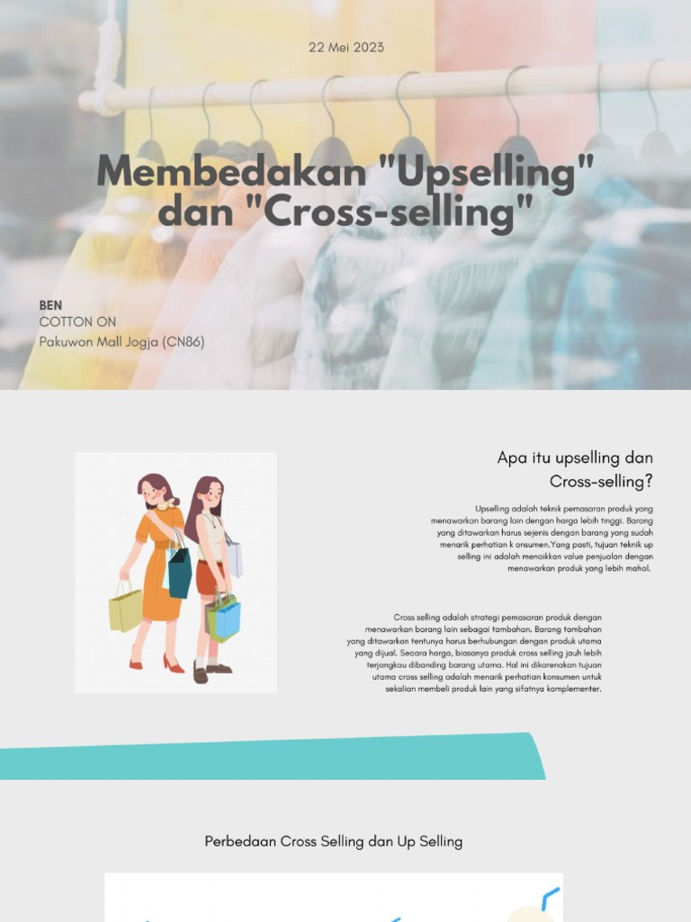 Upselling Dan Cross-Selling | PDF